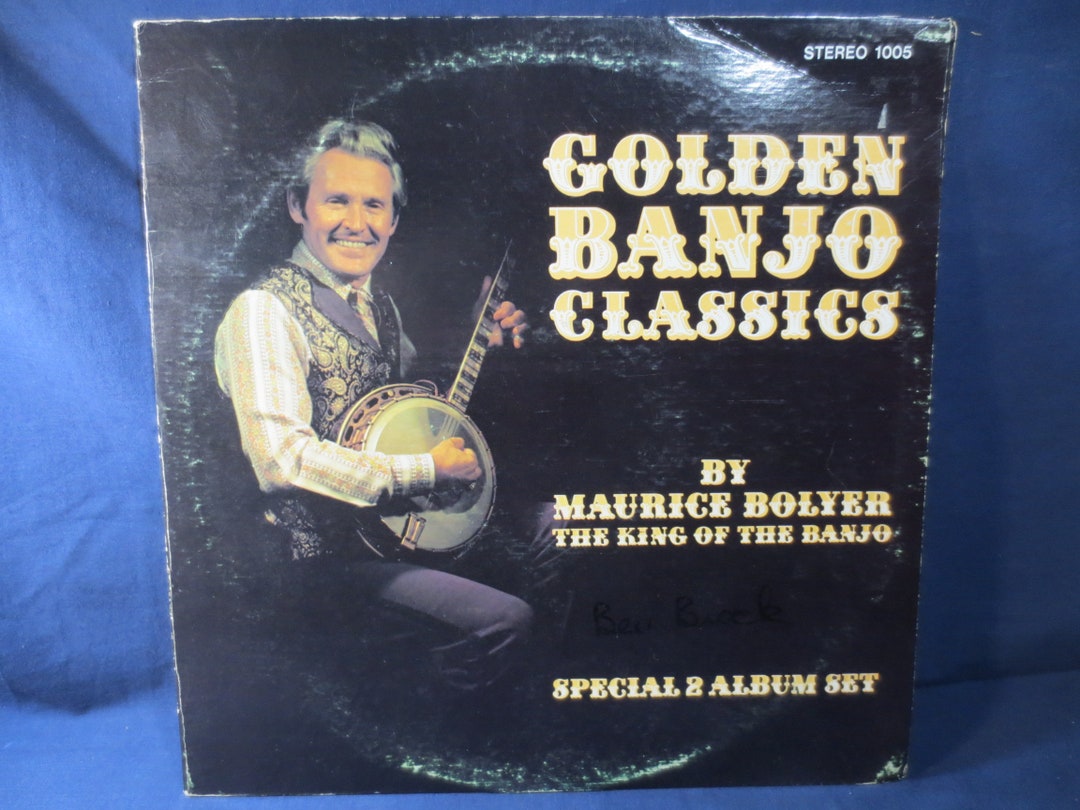 Maurice Bolyer - Golden Banjo Classics - 1973 Bluegrass Vinyl Album - Etsy