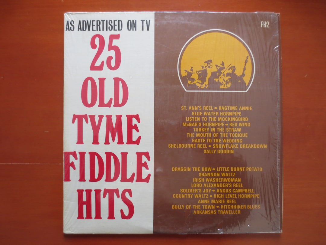 Vintage Records, OLD TYME FIDDLE Lp, Fiddle Record, Fiddle Album ...