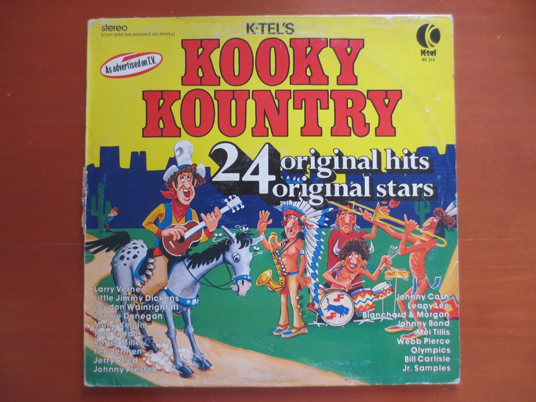 KOOKY KOUNTRY, K-TEL Records, Country Records, Vintage Vinyl, Records ...