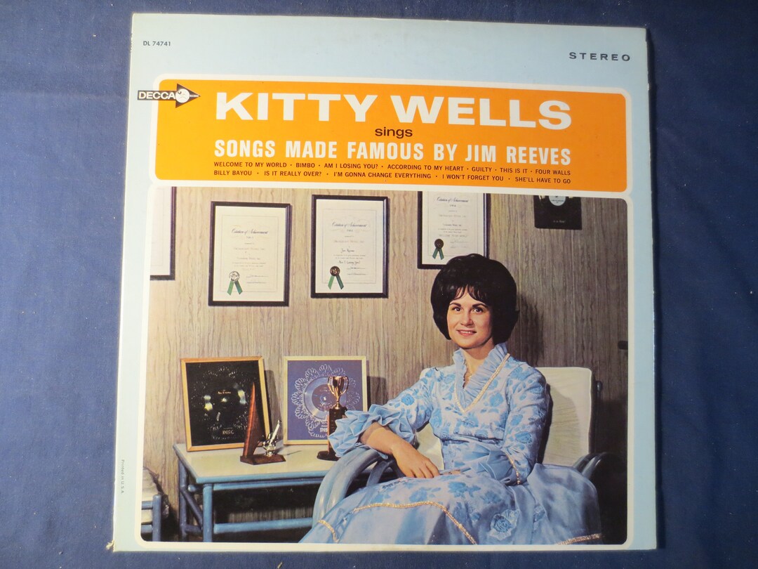 KITTY WELLS, Sings JIM Reeves, Kitty Wells Record, Kitty Wells Album ...