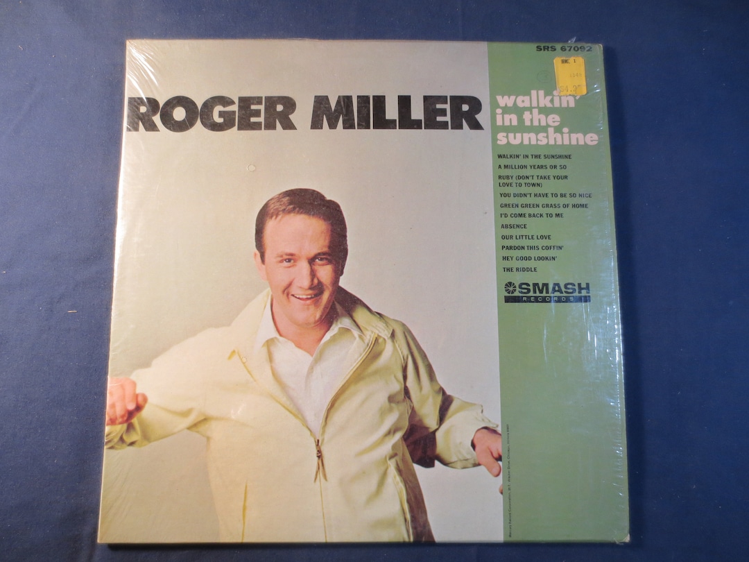 ROGER MILLER, Walkin' in the Sunshine, Country Records, Roger Miller ...