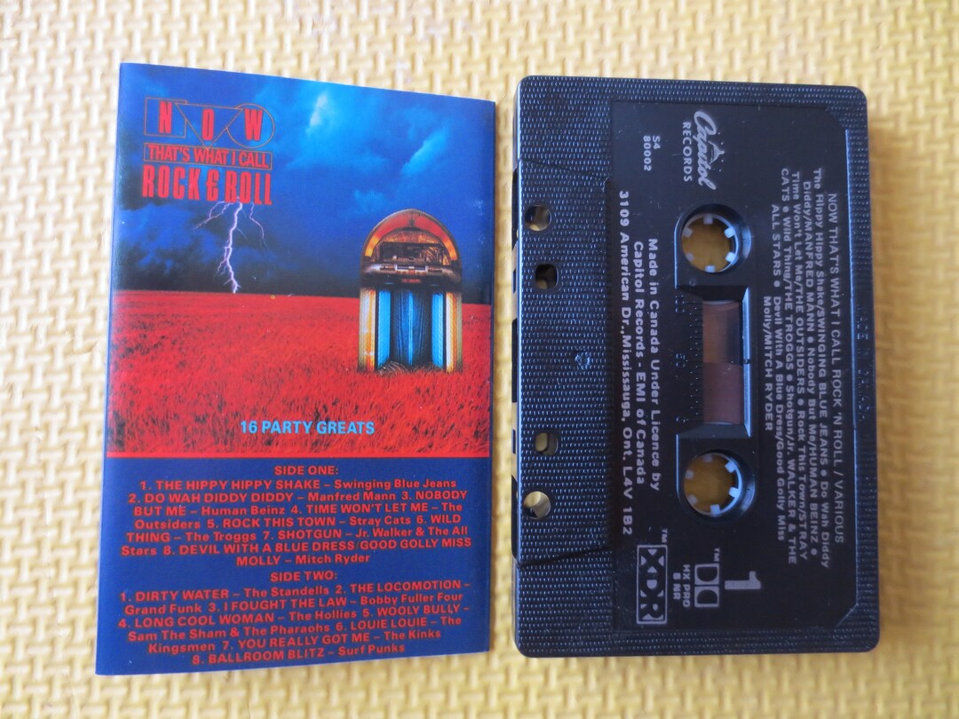 Buy Now That's What I Call Rock and Roll Cassette Tape - 1988 Vintage ...