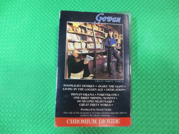 Cassette Tapes GOWAN Tape GREAT Dirty WORLD Gowan Album - Etsy