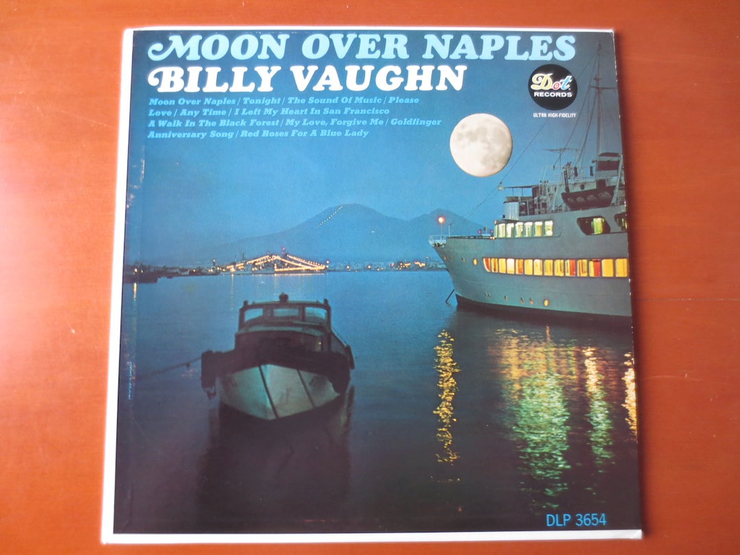 Moon Over Naples Vinyl Record - Billy Vaughn, 1965 LP - Etsy
