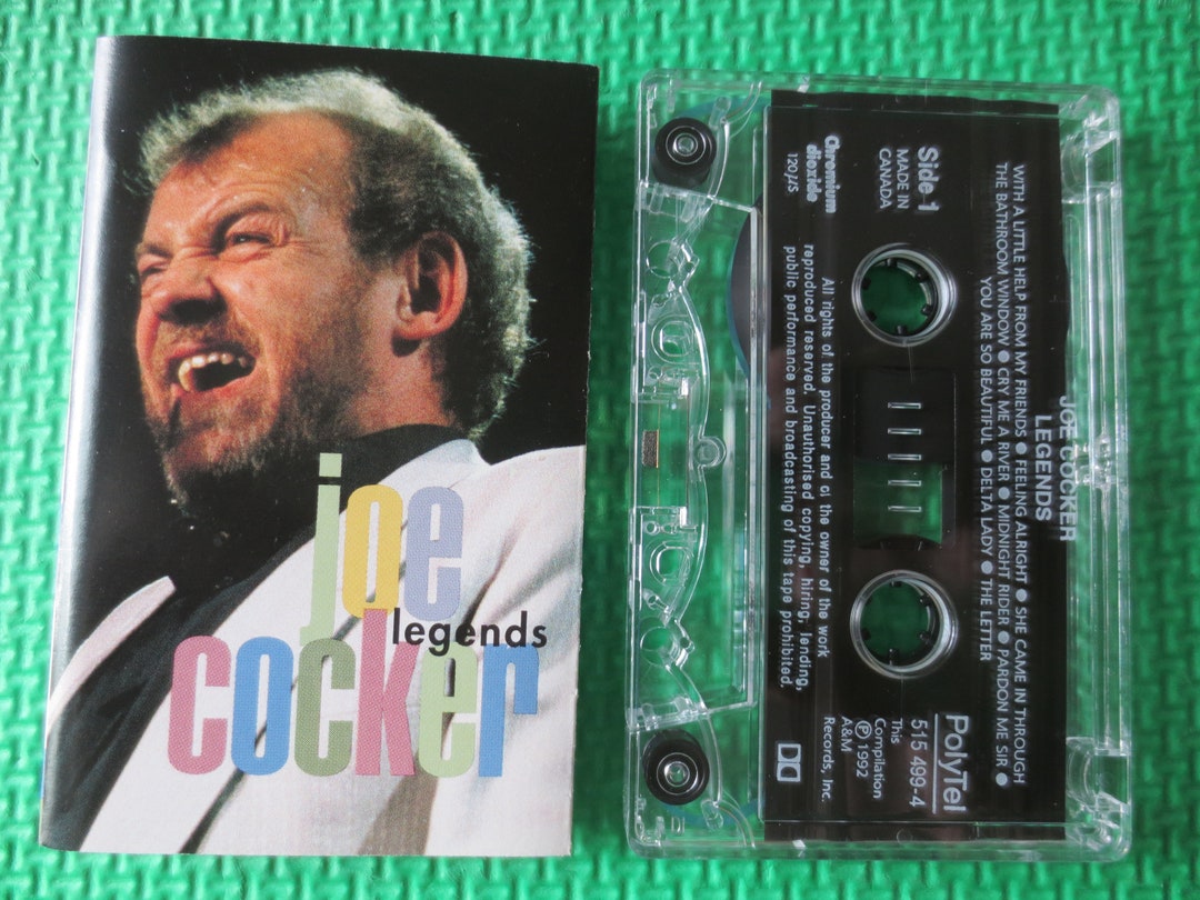 Joe Cocker 'legends' Cassette Tape - 1992 Rock Album - Etsy