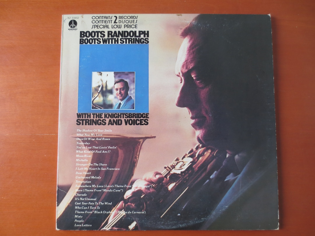 Vintage Records, BOOTS RANDOLPH, Boots With STRINGS, Knightsbridge ...