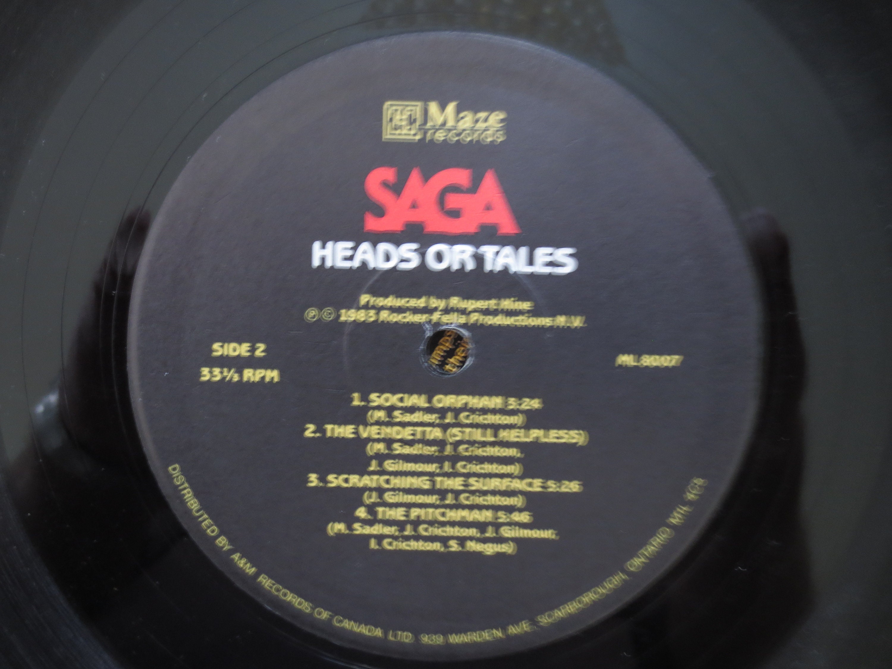 Vintage Records SAGA Heads or Tails SAGA Album SAGA - Etsy Sweden