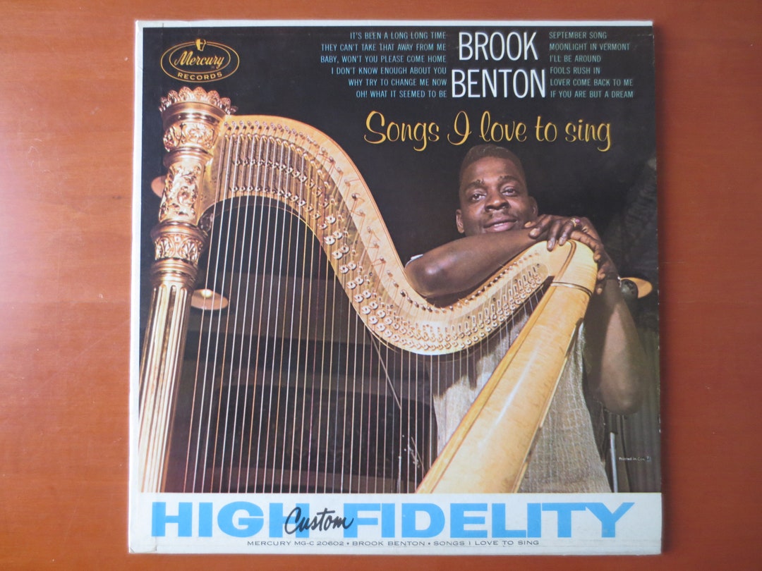 BROOK BENTON, Songs I LOVE to Sing, Brook Benton Record, Brook Benton ...