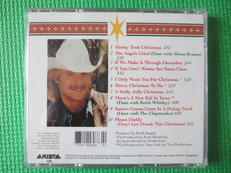 Vintage Cd's ALAN JACKSON CHRISTMAS Music Christmas - Etsy