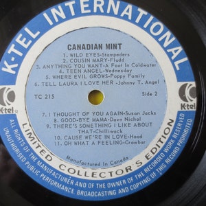 K-tel Records Canadian Mint Vinyl LP - 1973 Pop Album - Etsy Canada