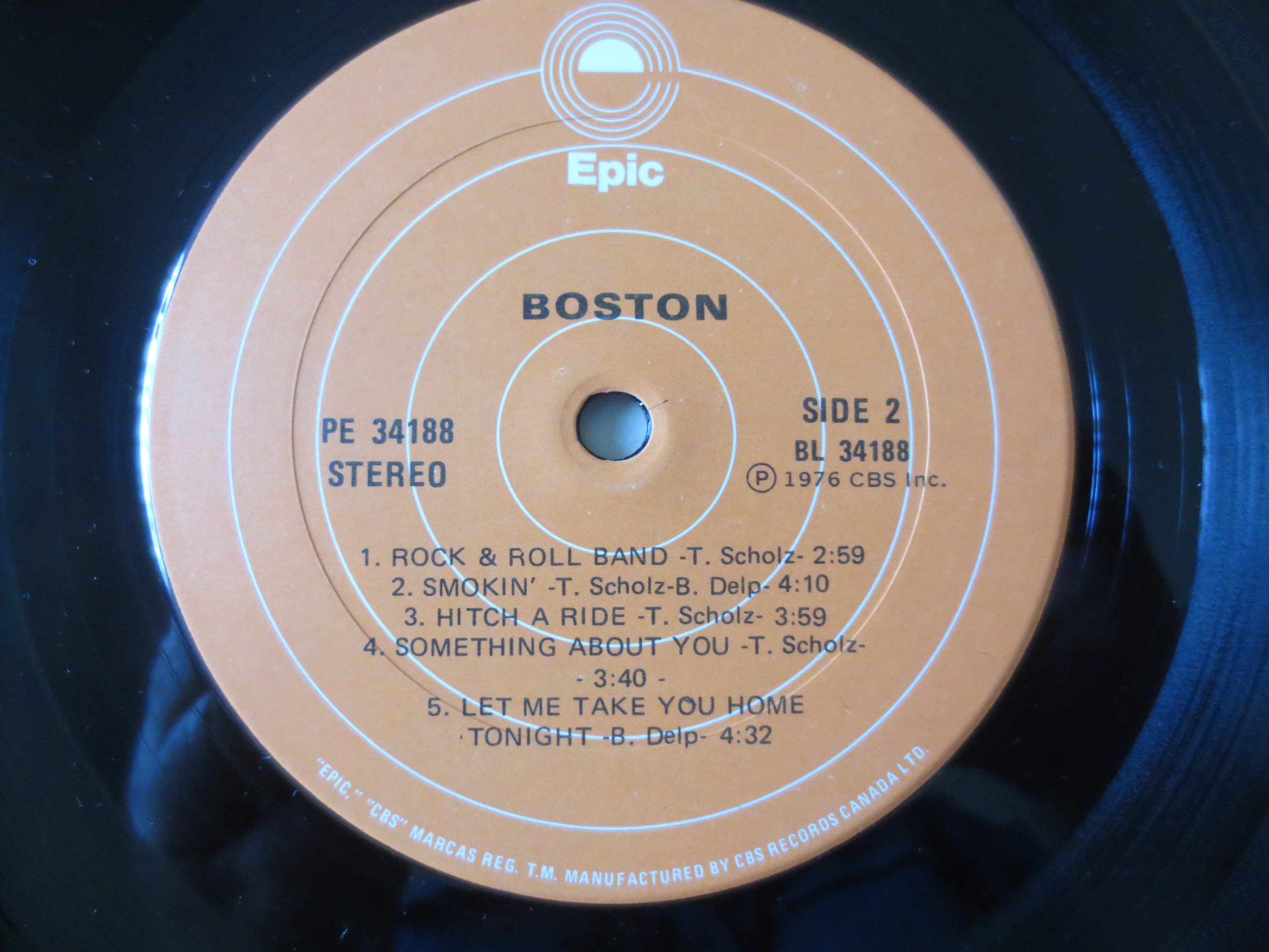 Vintage Records BOSTON DEBUT Album BOSTON Records Boston - Etsy