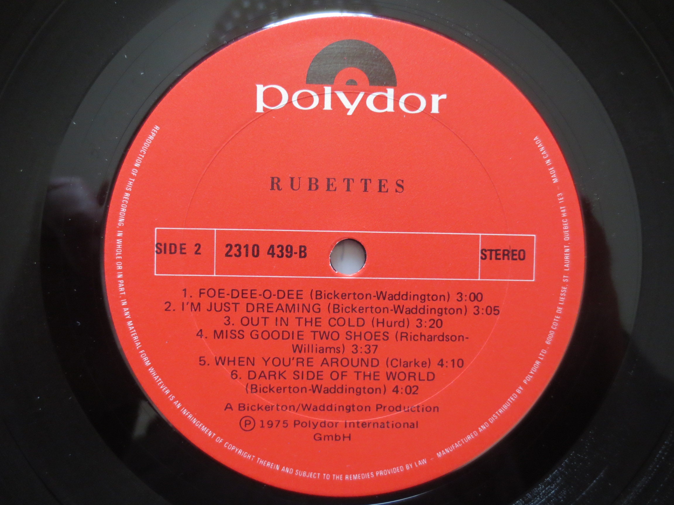 Vintage Records RUBETTES Record RUBETTES Album RUBETTES | Etsy