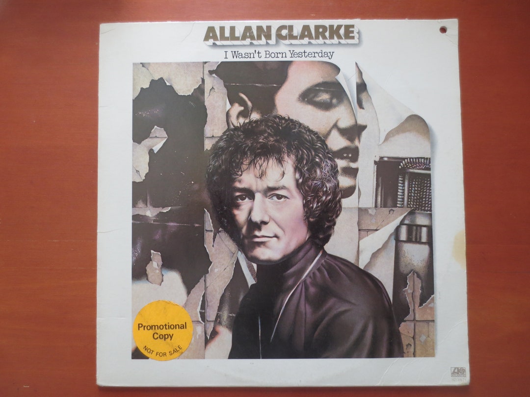 ALLAN CLARKE, Born YESTERDAY, Allan Clarke Records, Vintage Vinyl ...