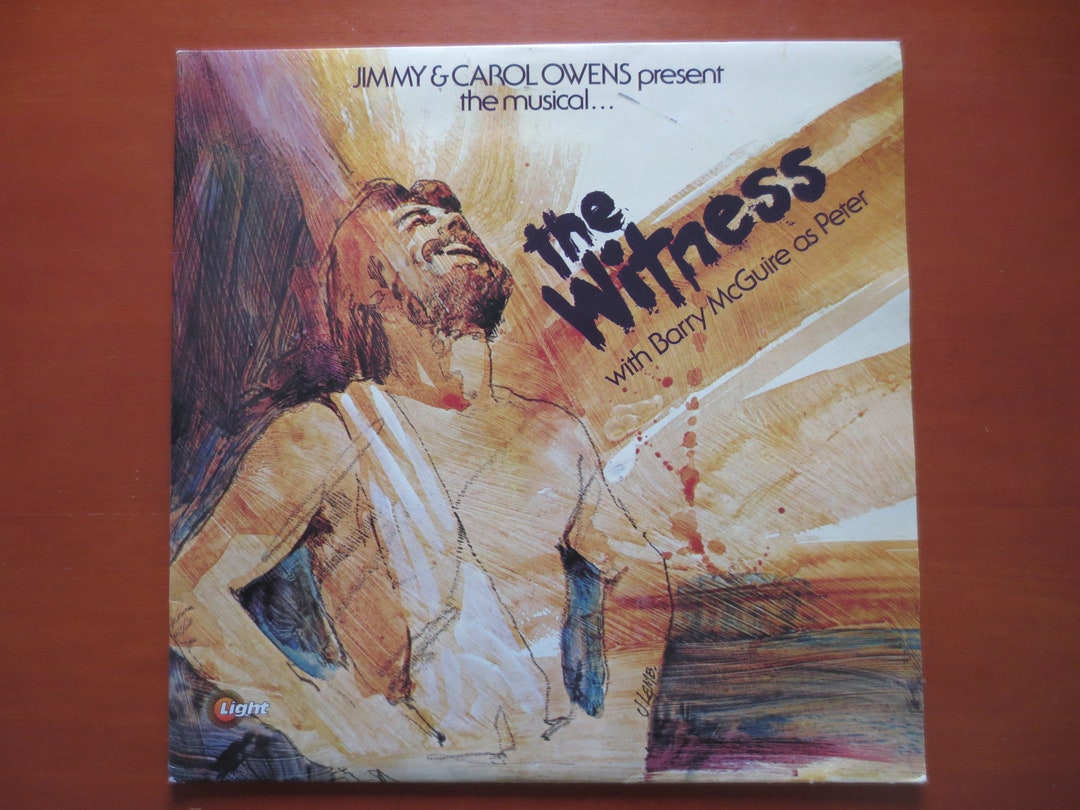 Vintage Vinyl Record: Barry Mcguire - the Witness Soundtrack (1978) - Etsy