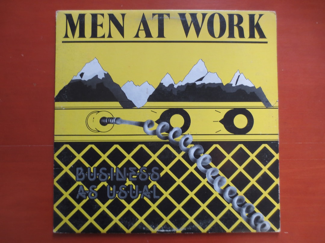 Vintage Records, MEN at WORK, BUSINESS as Usual, Men at Work Lp, Pop ...