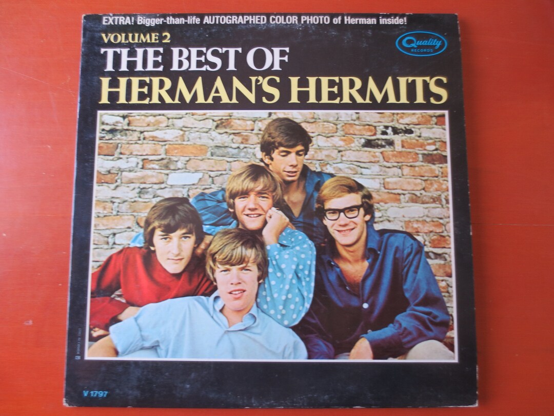 HERMAN'S HERMITS, the BEST Of, Volume 2, Pop Record, Pop Vinyl, Vintage Vinyl, Record Vinyl ...