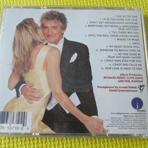 Vintage Cd, ROD STEWART, as TIME Goes By, Rod Stewart Cd, Jazz Compact ...