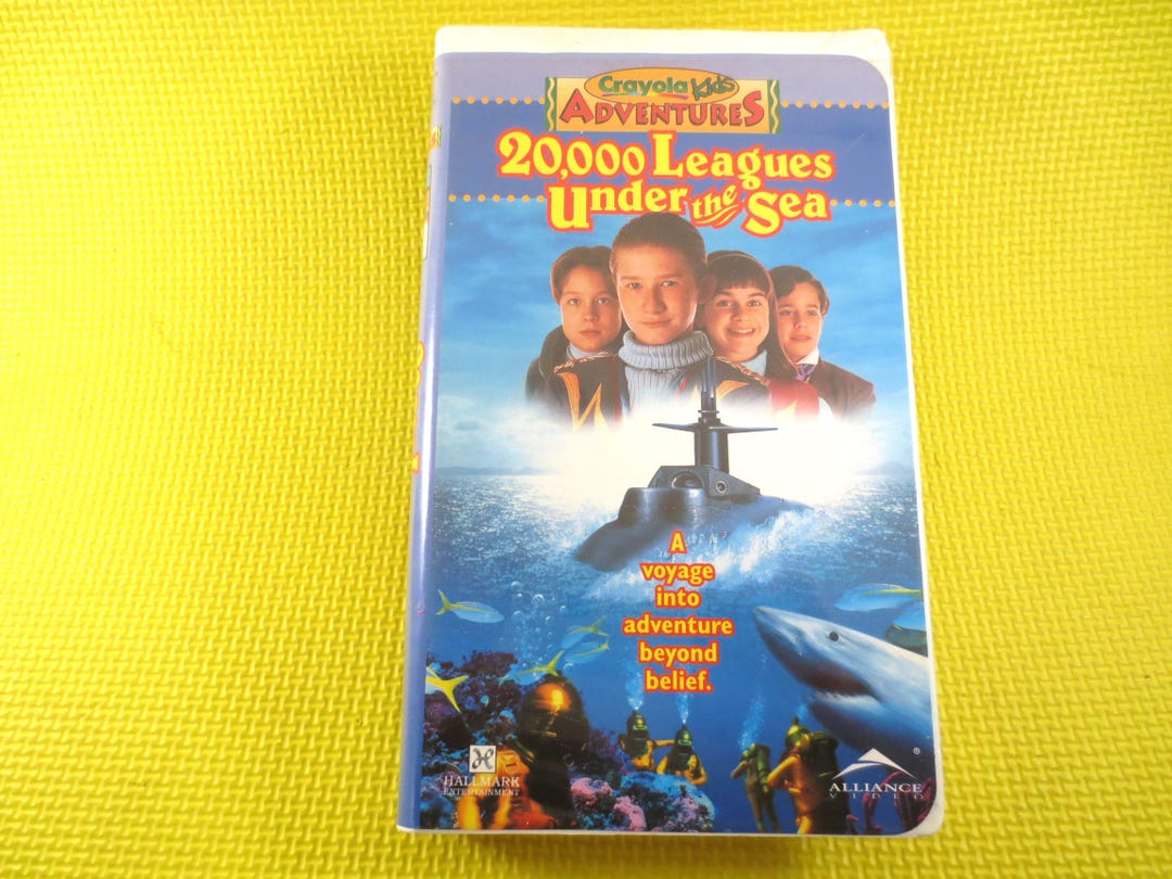 20000 LEAGUES Under the SEA, Rare Vhs 2362, CRAYOLA Kids, Kids Video ...