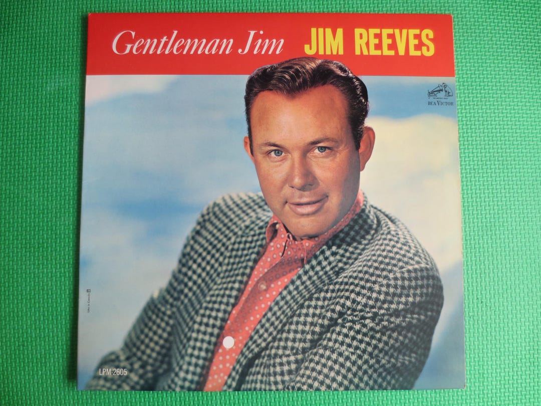 JIM REEVES, GENTLEMAN Jim, Vintage Vinyl, Jim Reeves Album, Jim Reeves ...