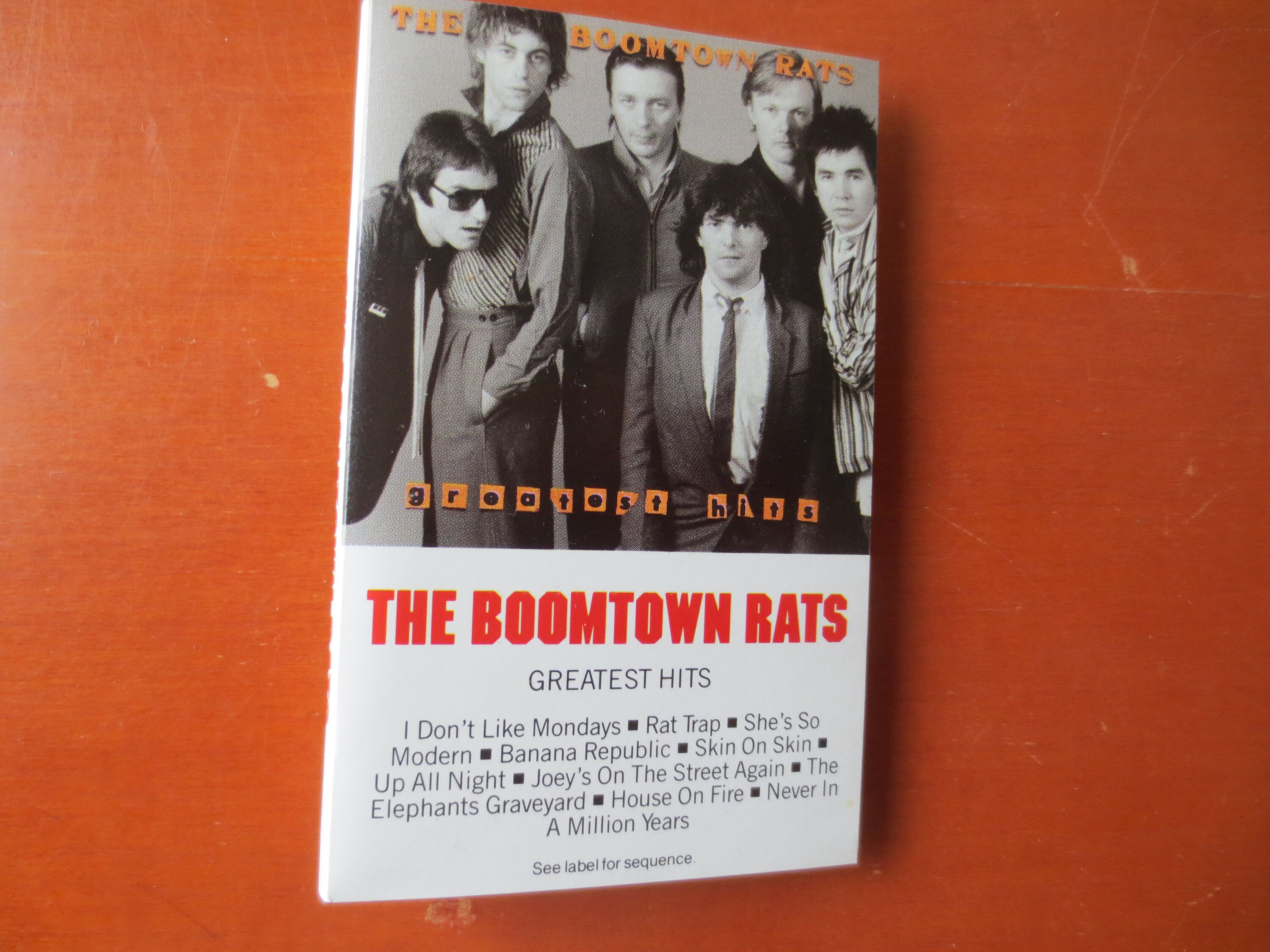 Cassette Tapes The BOOMTOWN RATS GREATEST Hits The Boomtown | Etsy