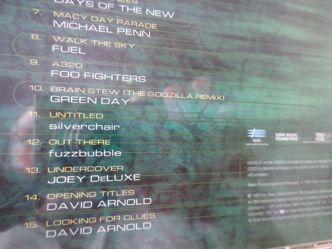 Vintage Cd GODZILLA the ALBUM GODZILLA Cd Godzilla Album | Etsy