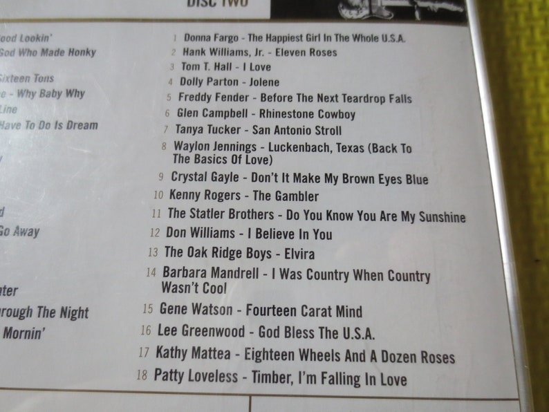 Vintage Cds CLASSIC COUNTRY GOLD 2 Disc Country Music - Etsy