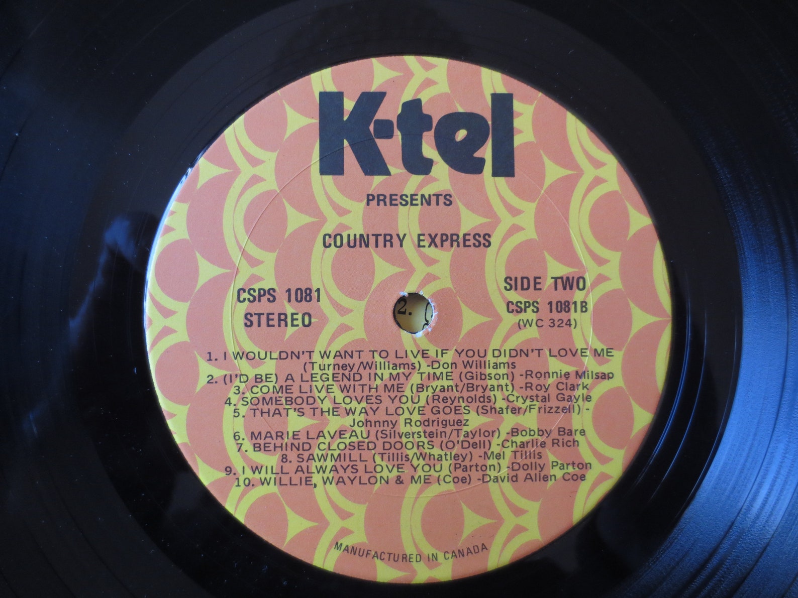 Vintage Records COUNTRY EXPRESS K-TEL Records K-tel Album - Etsy UK