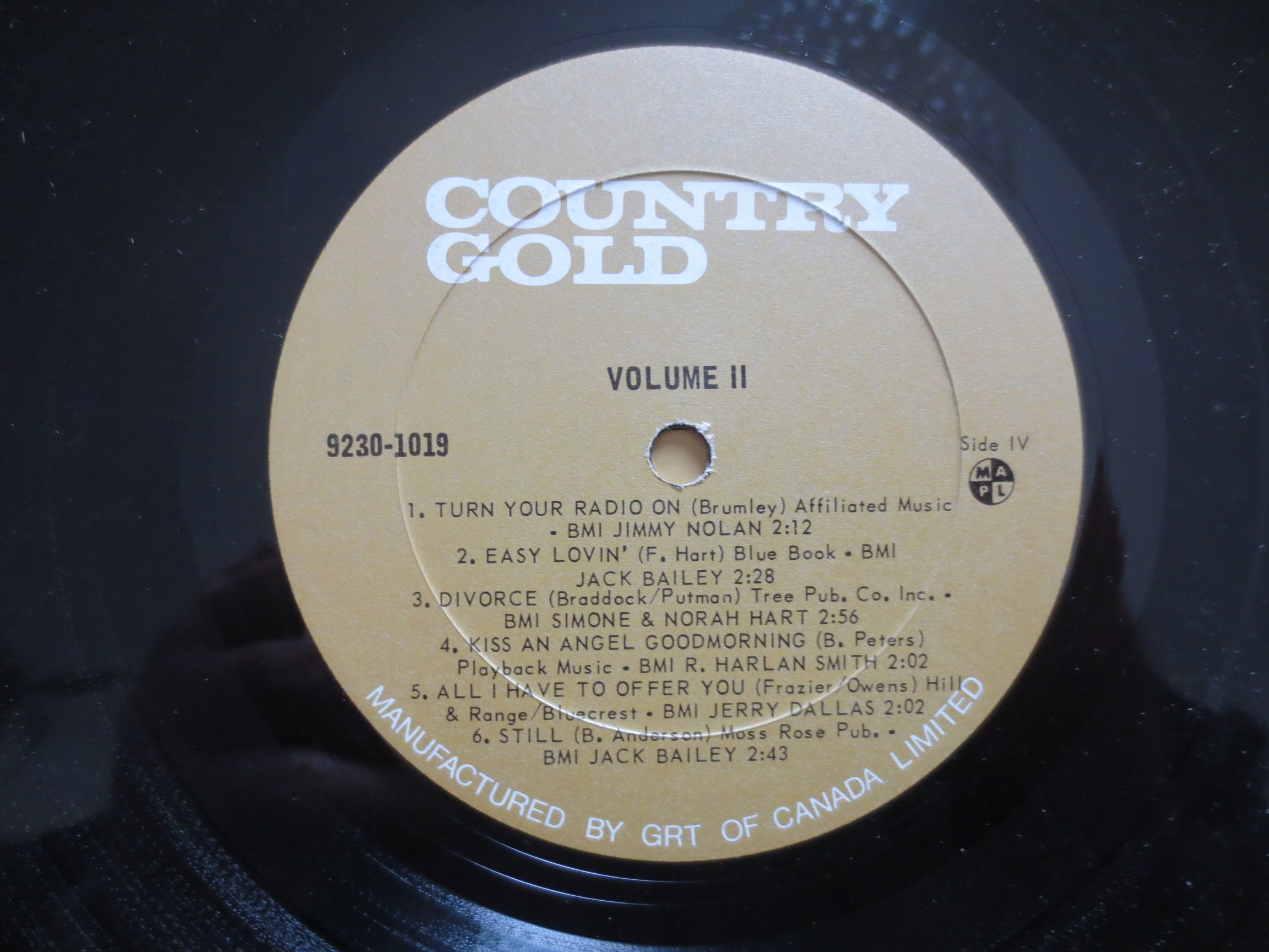 Vintage Records COUNTRY GOLD Volume 2 COUNTRY Records | Etsy