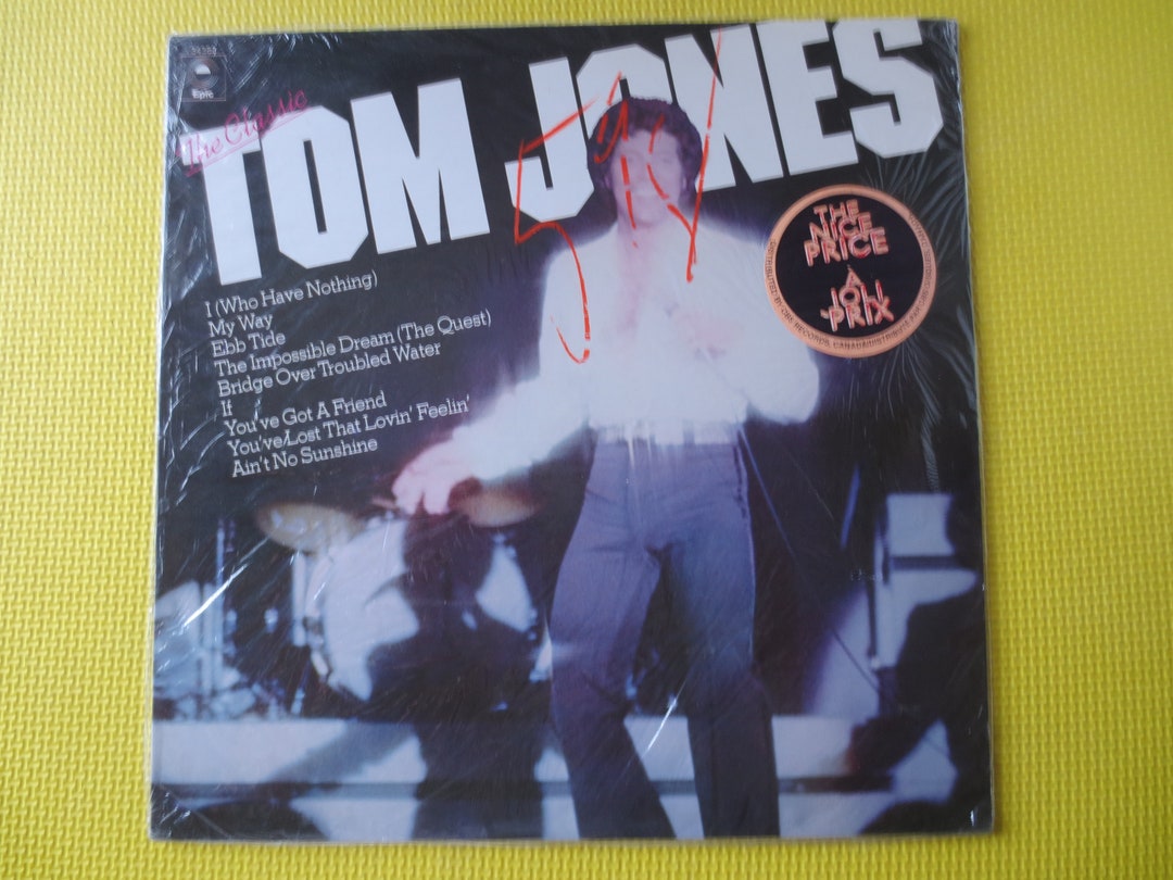 Vintage Records, TOM JONES, Still SEALED Record, Tom Jones Record, Tom ...