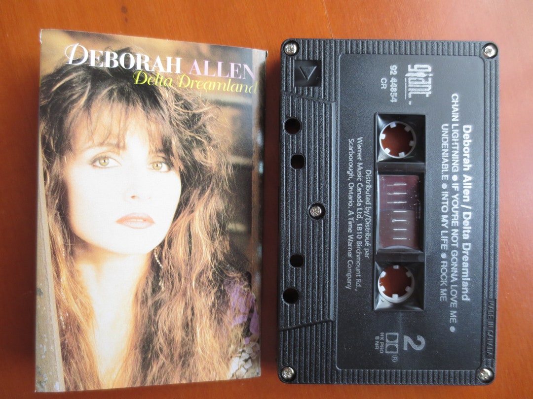 Cassette Tapes, DEBORAH ALLEN Tape, Delta DREAMLAND, Deborah Allen ...