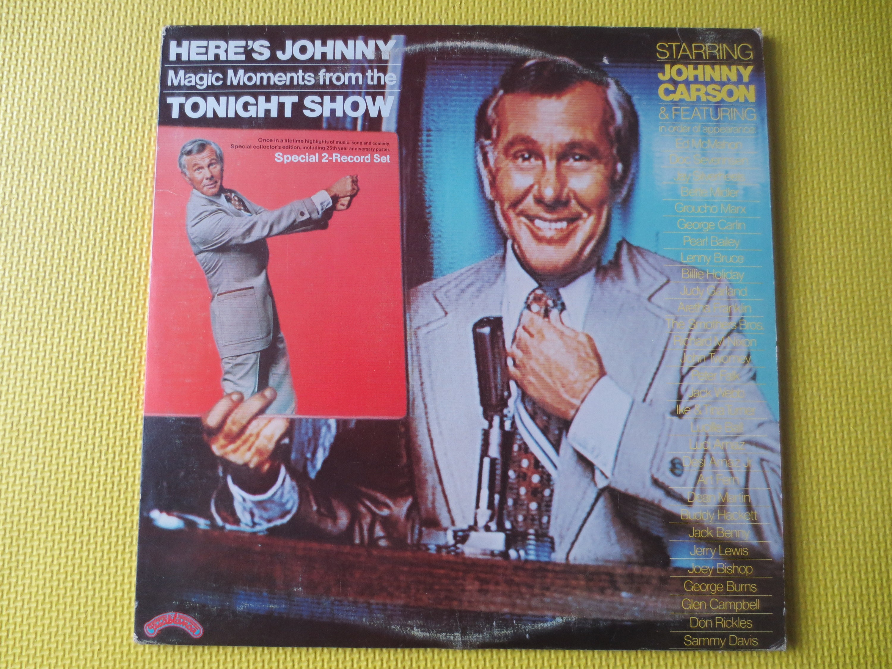 Vintage Records JOHNNY CARSON RECORD Here's Johnny | Etsy