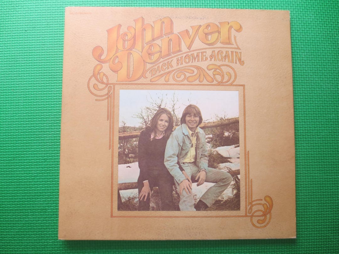 Vintage Records, JOHN DENVER, Back Home Again, John Denver Album, John ...