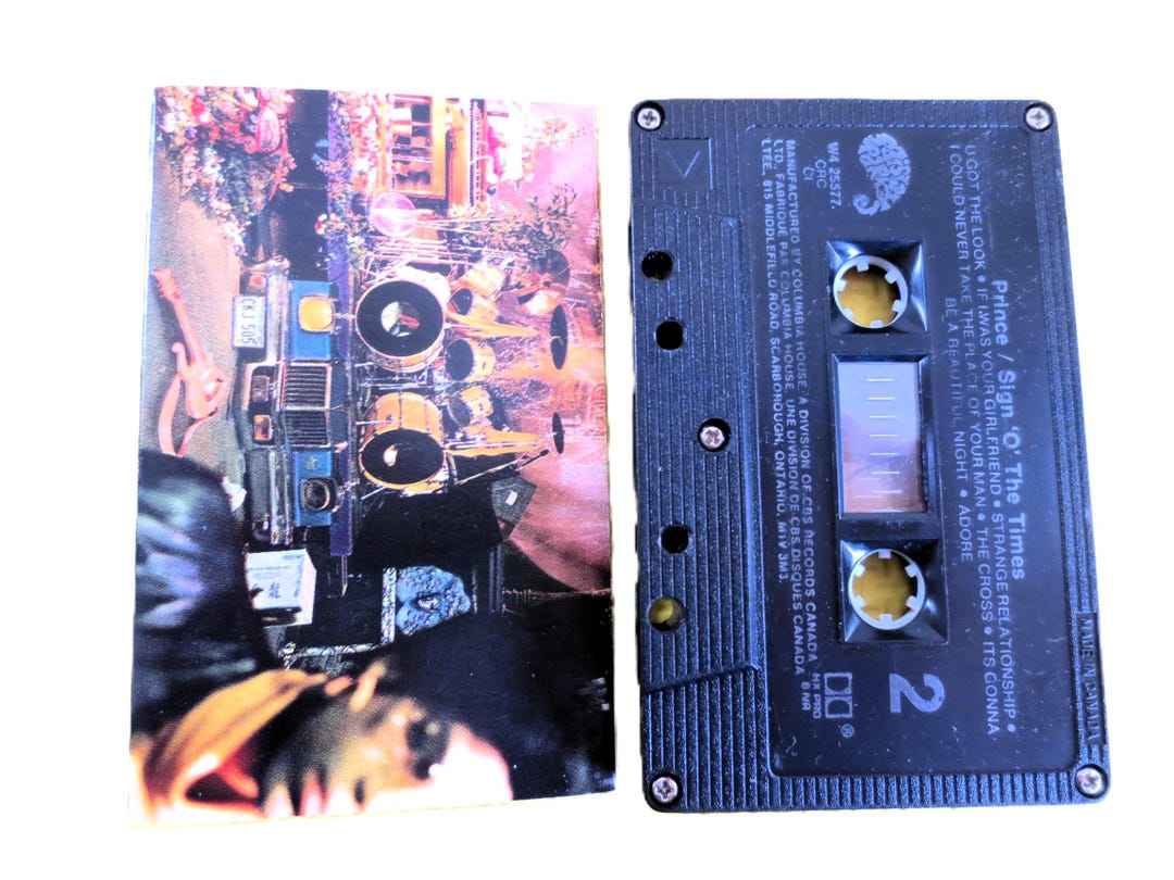 PRINCE, Sign O' the Times, 1987 Cassette Tape, Vintage Cassette - Etsy