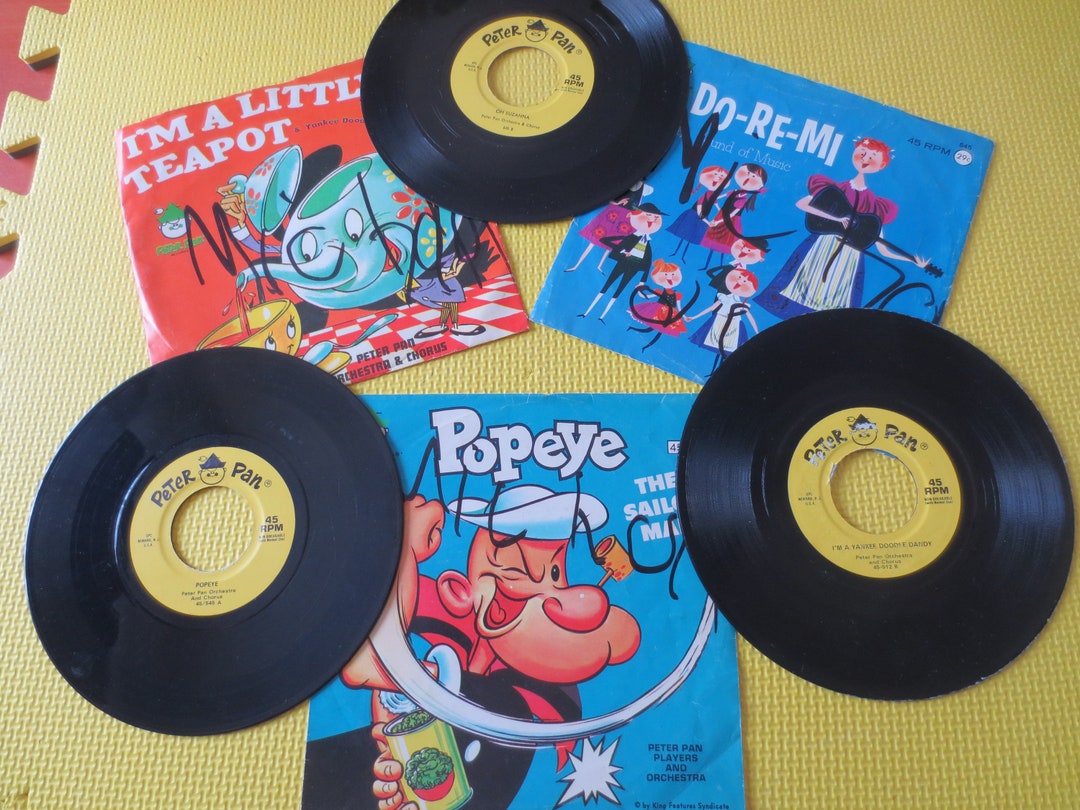 Lot of 3, CHILDRENS Records, 3 Kids Records, Childrens Vinyl, Kids ...