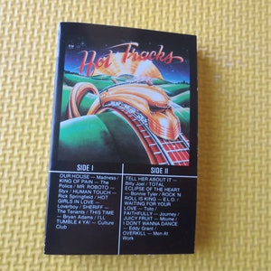 Cassette Tapes, HOT TRACKS, Rock and Roll Tape, Rock Cassette, Joe ...