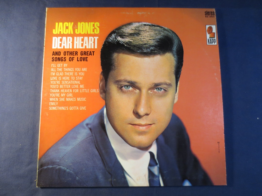 JACK JONES, Dear HEART, Jazz Records, Jack Jones Record, Jack Jones ...