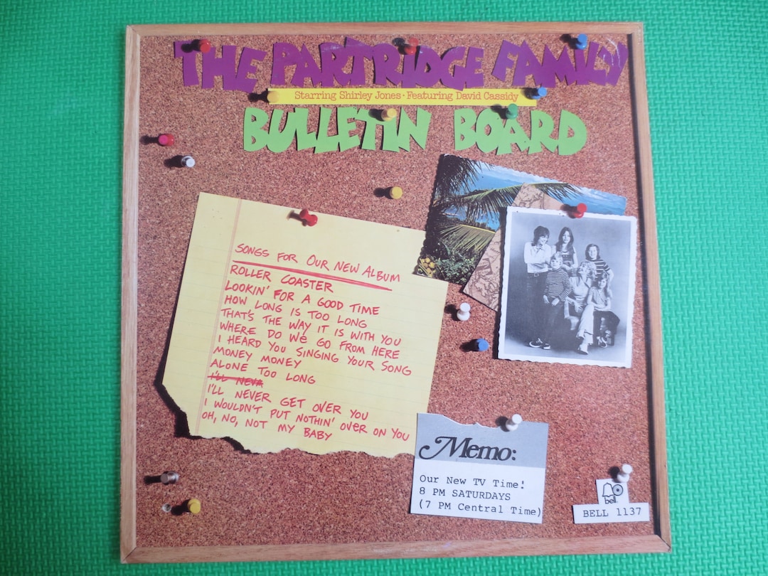 The PARTRIDGE FAMILY, Bulletin Board, PARTRIDGE Family Lp, Pop Records ...