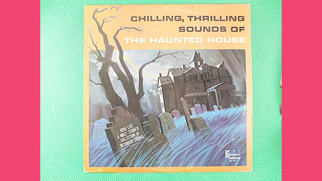 Vintage Records, the HAUNTED HOUSE, DISNEYLAND Records, Halloween ...