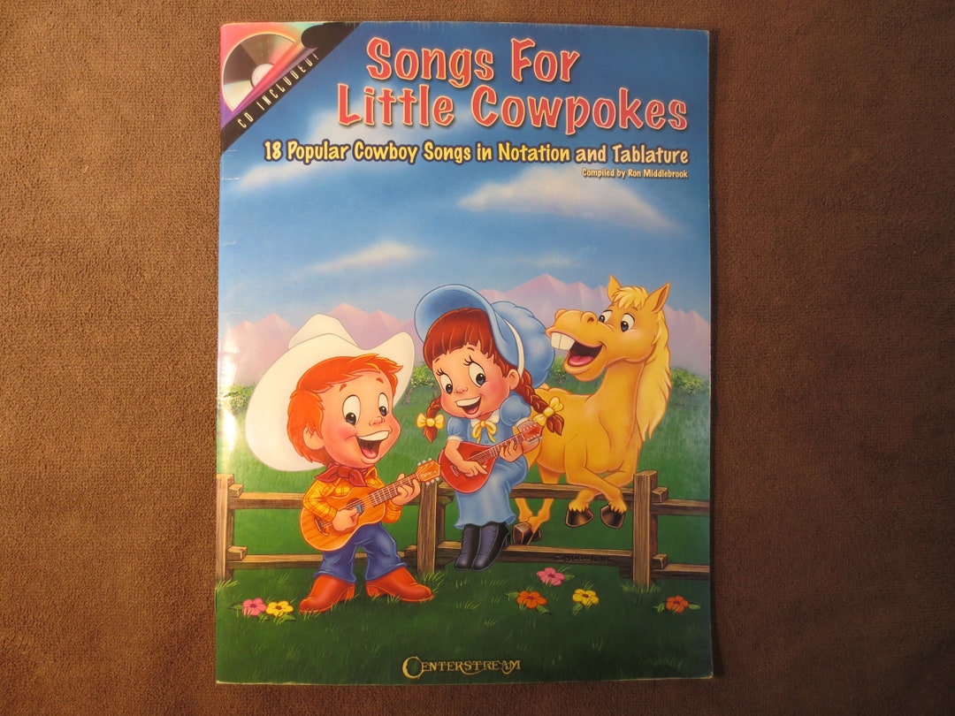 Vintage Books, LITTLE COWPOKES, SHEET Music, Music Books, Children's ...