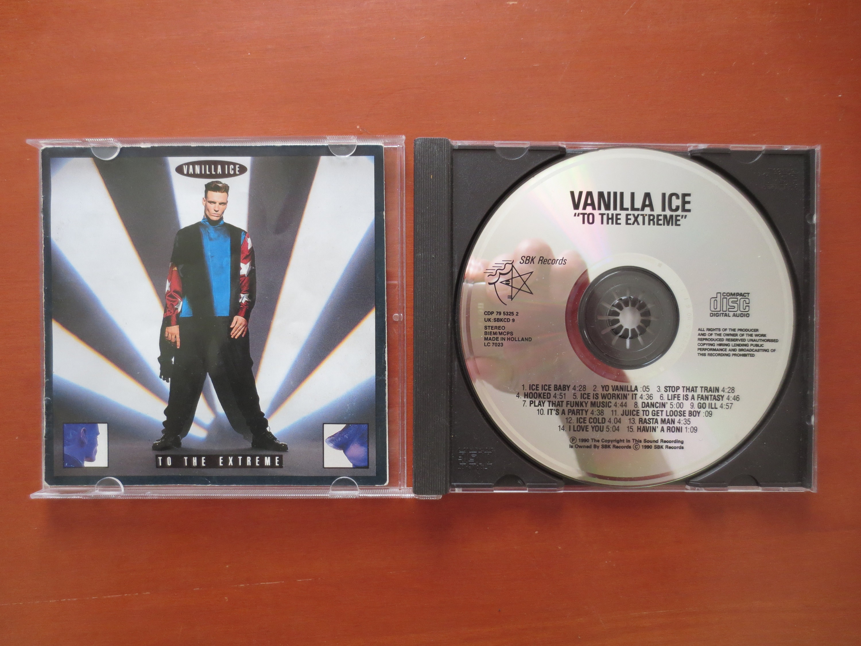 Vintage Cd's VANILLA ICE to the EXTREME Vanilla Ice Cd - Etsy