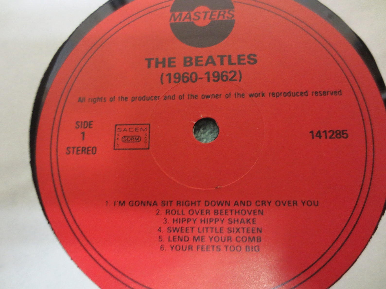 Vintage Records BEATLES The BEATLES 1960-1962 Vintage | Etsy