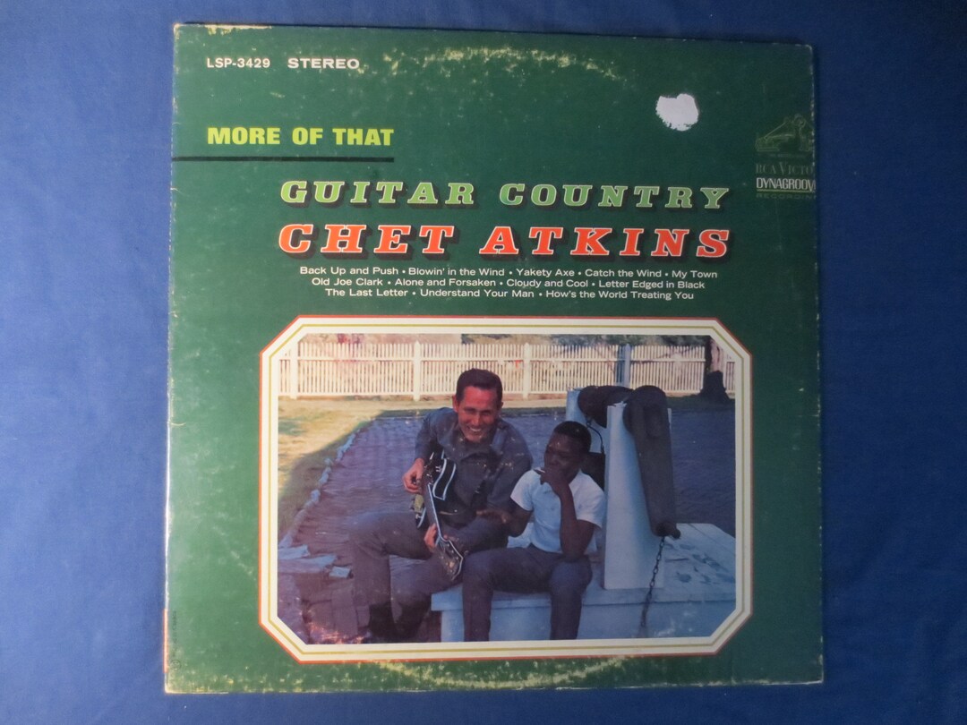 CHET ATKINS, More of That Guitar, Vintage Album, 1965 Record, Vinyl Lp ...
