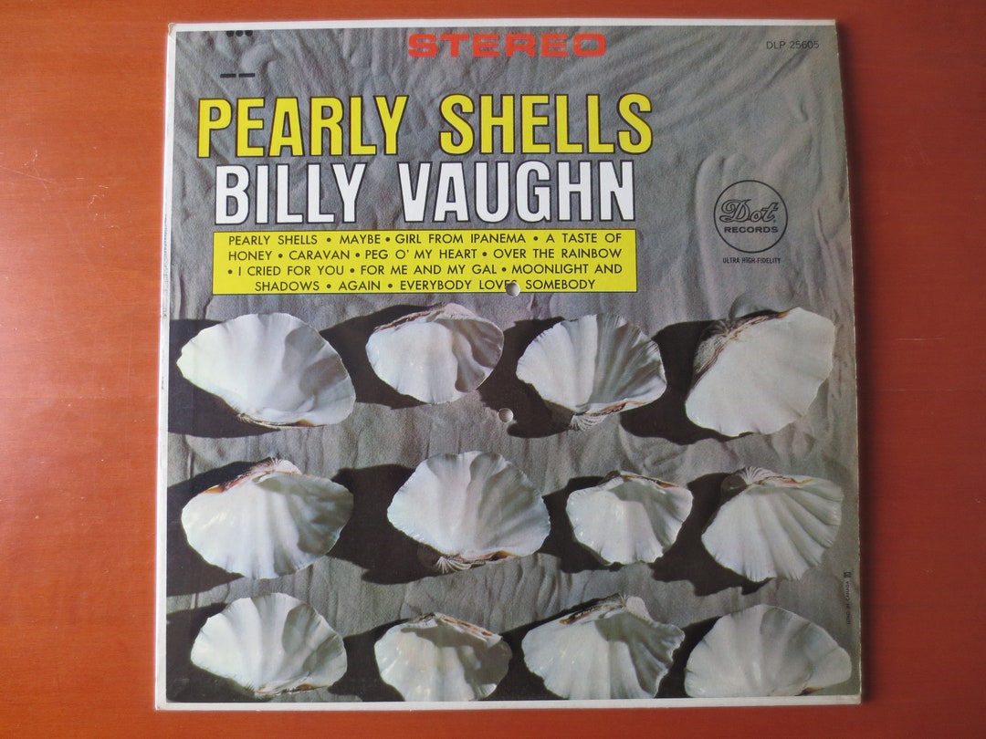 BILLY VAUGHN, PEARLY Shells, Billy Vaughn Record, Vintage Vinyl, Billy ...