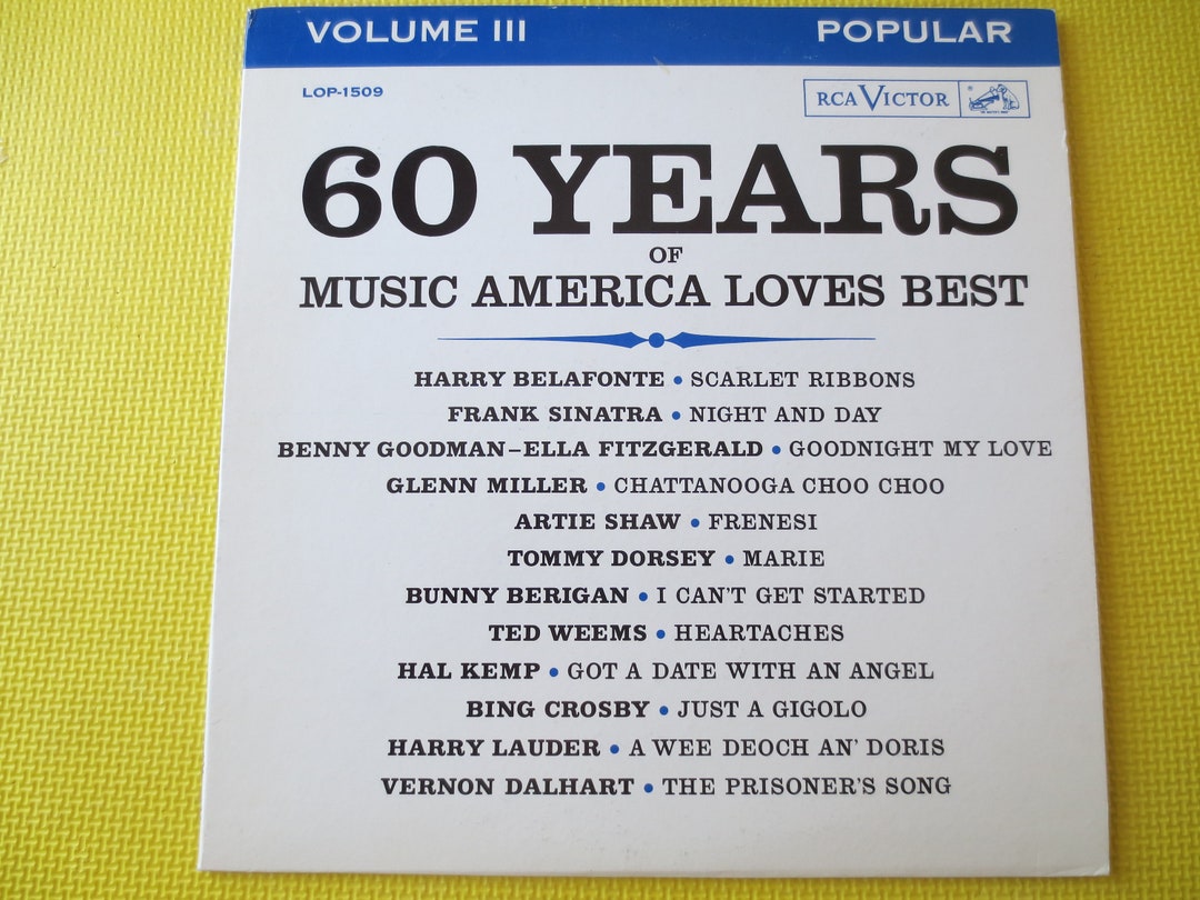 60 Years of Music America Loves Vol. III, Vintage Album, 1961 Record ...