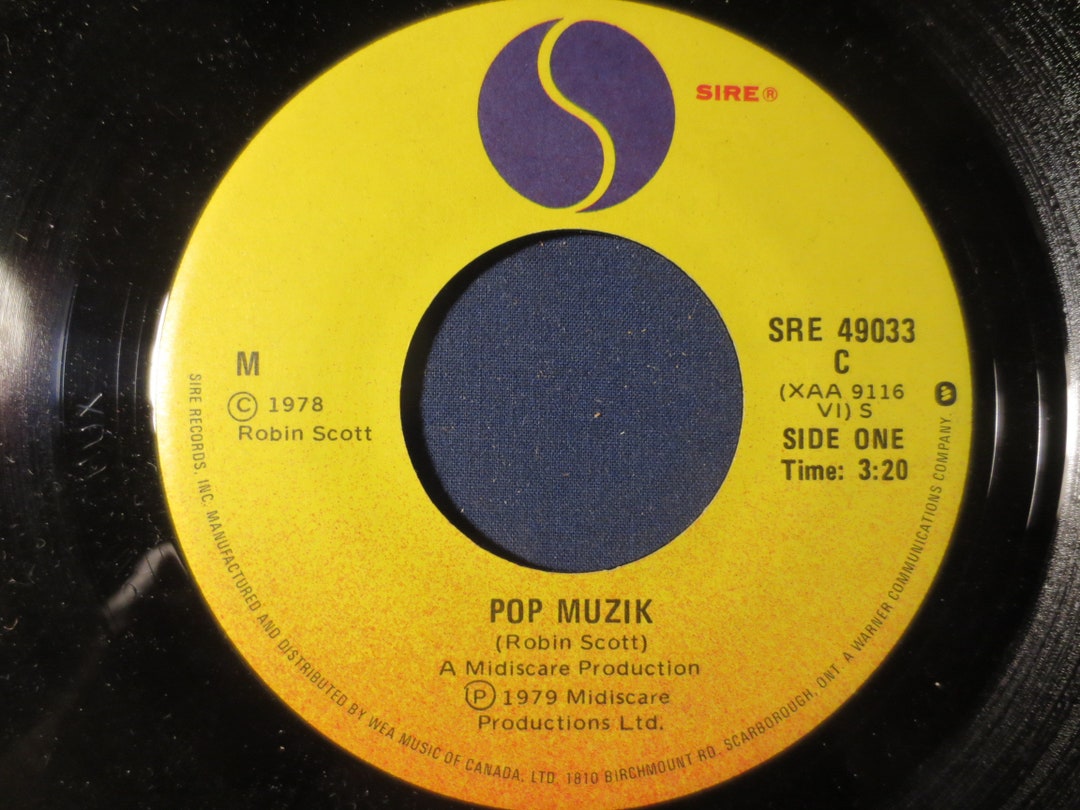 Vintage Record, M, POP MUZIK, Robin Scott, 45 Rpm, Pop Record, Pop ...