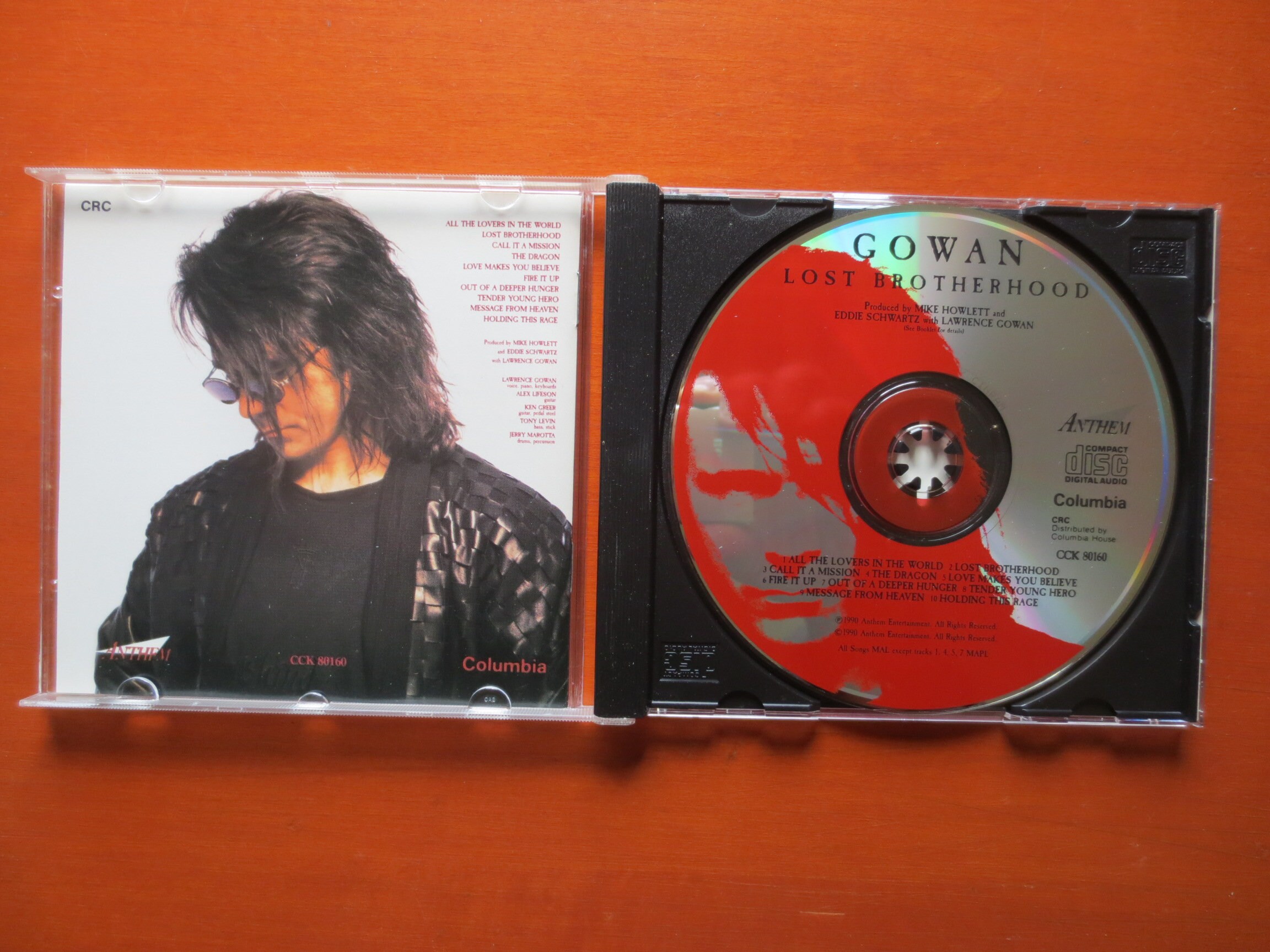 GOWAN, Lost Brotherhood, 1990 Compact Disc, Vintage Cd - Etsy