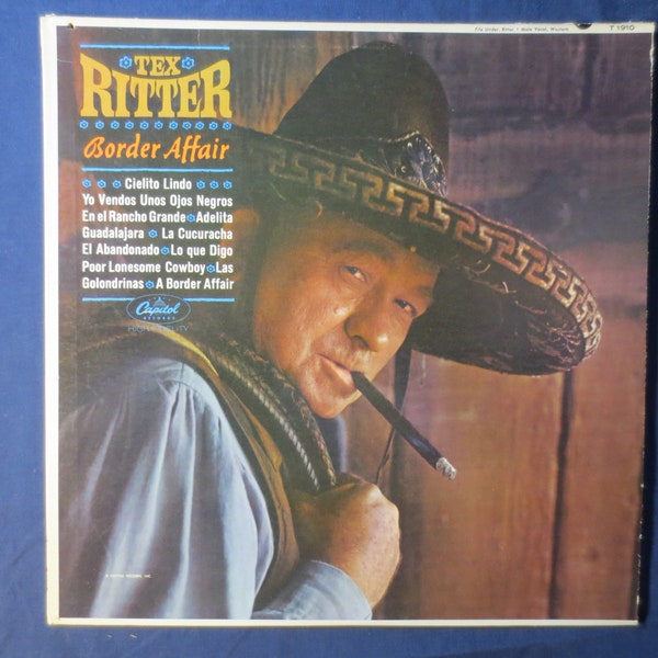 Tex Ritter - Etsy