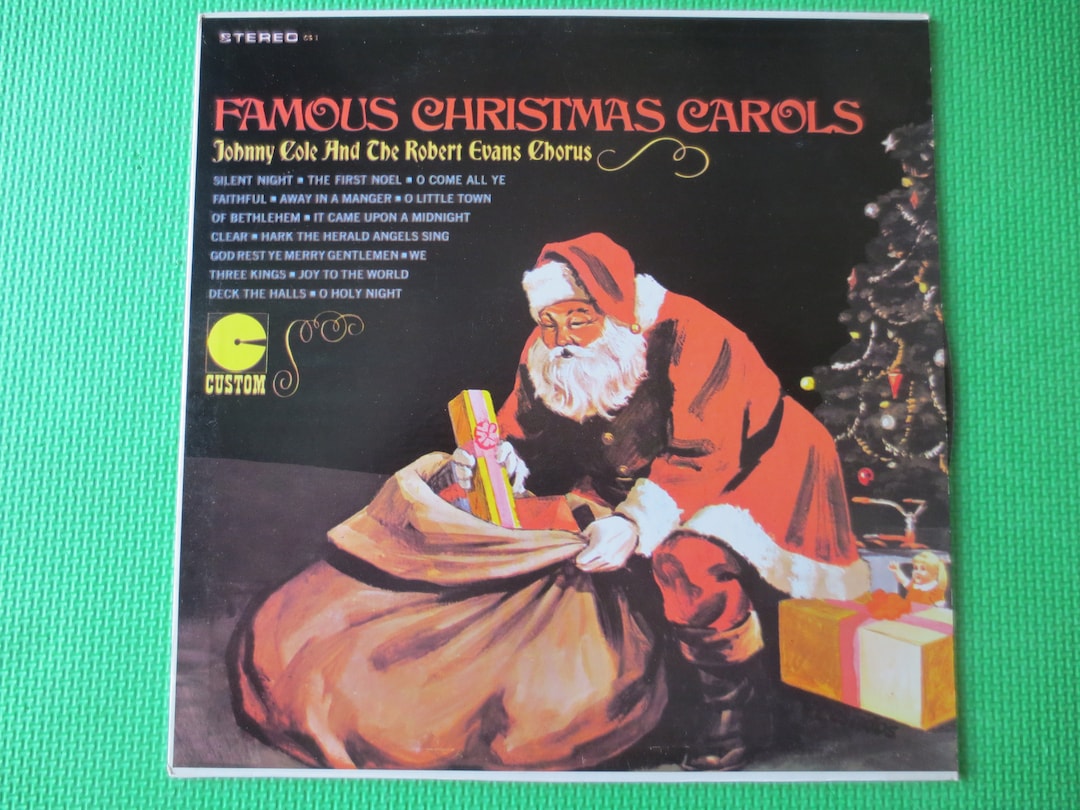 Vintage Johnny Cole Christmas Carols LP - 1958 Record - Etsy