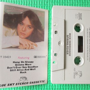 Cassette Tapes, RICK DERRINGER, Tape, Spring FEVER, Rick Derringer Tape ...