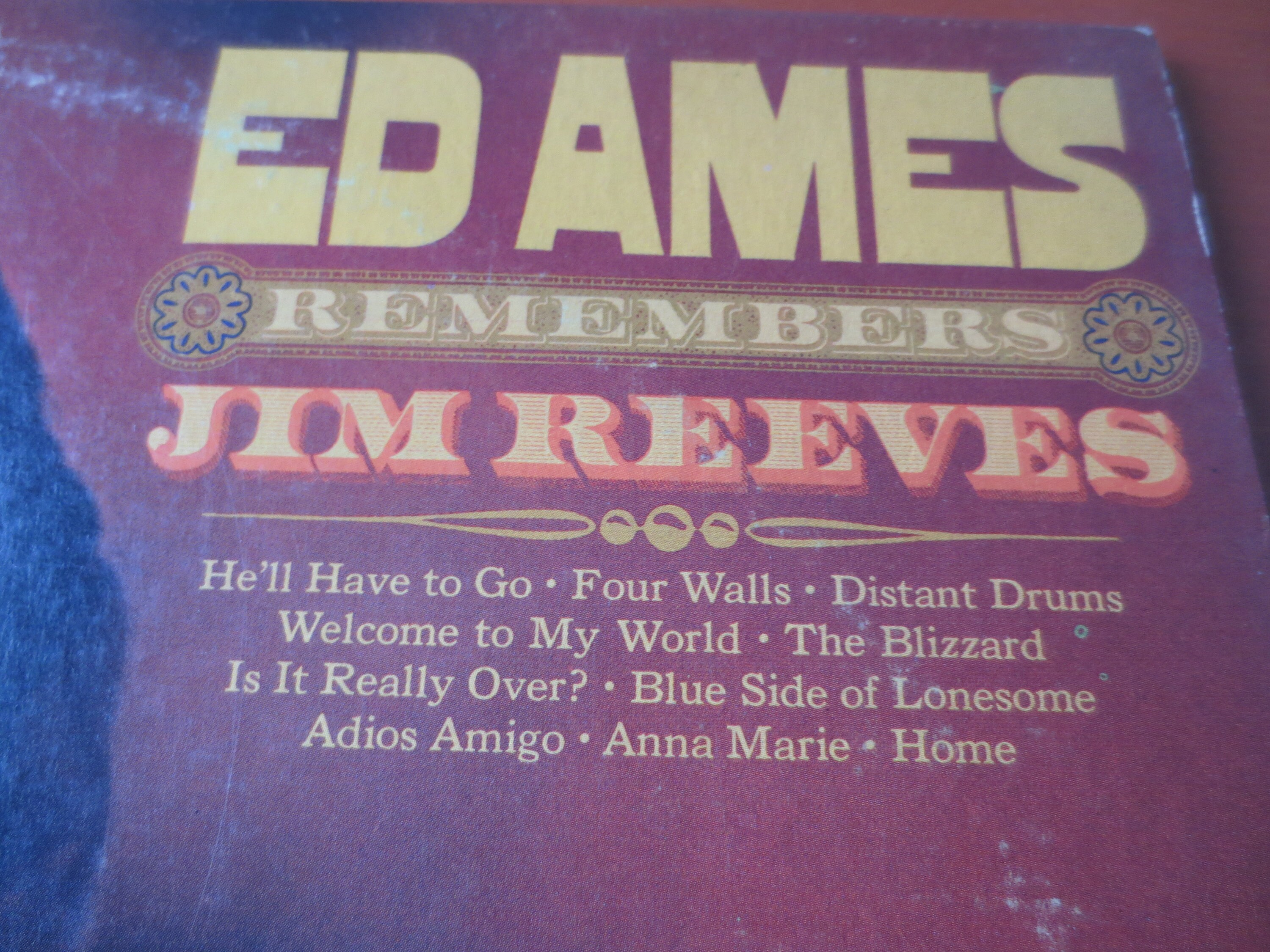 Vintage Records ED AMES REMEMBERS Jim Reeves Ed Ames | Etsy
